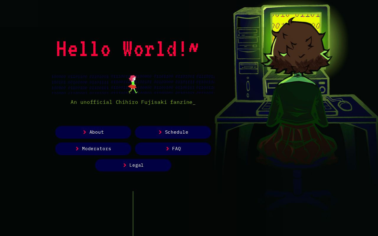 Hello World: A Chihiro Fujisaki Fanzine